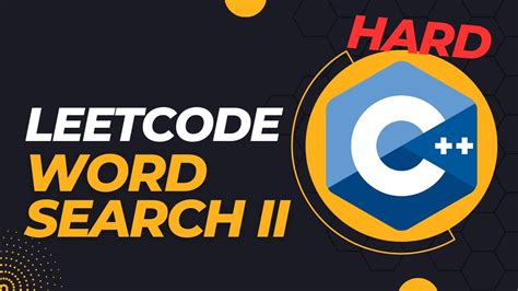 leetcode word search ii c youtube