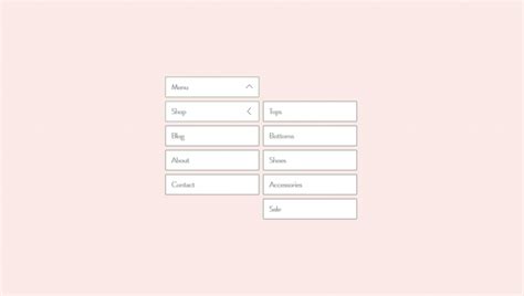 Css Only Nested Dropdown Navigation