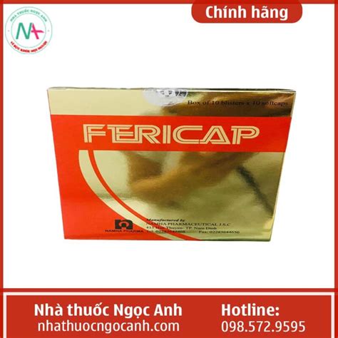 Thuốc Fericap Là Thuốc Gì Có Tác Dụng Gì Giá Bao Nhiêu Mua ở đâu