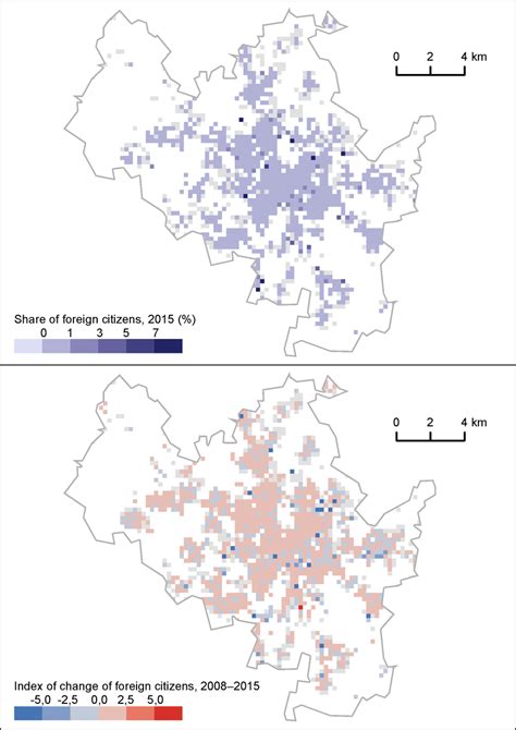Population Grid For Segregation Measurement Example Of Brno