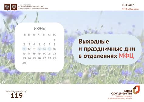 Изменение графика работы МФЦ ДНР в праздничные дни Mrpl News