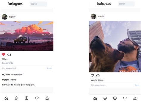 Instagram Clone Full Stack Project By Sujoy On Dribbble