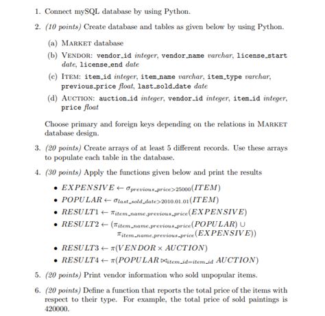 Solved 1 Connect Mysql Database By Using Python 2 10