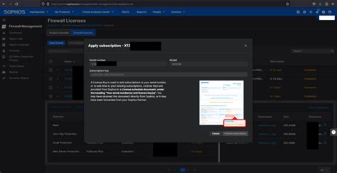 Hướng Dẫn Activate License Sophos Firewall Trên Sophos Central Thegioifirewall
