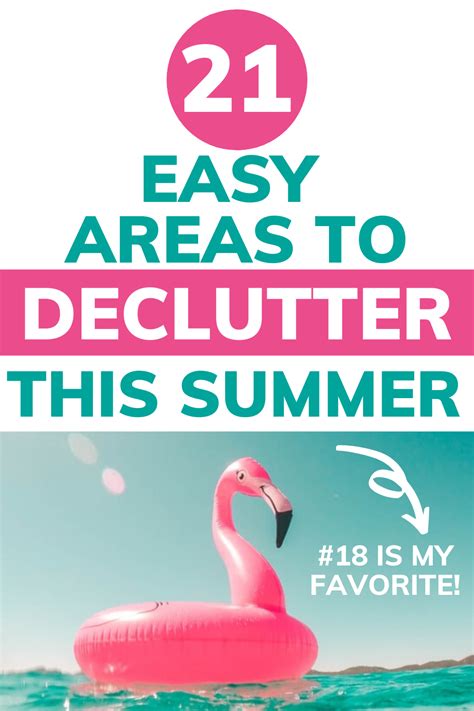 Easy Things To Declutter This Summer Free Printable Artofit