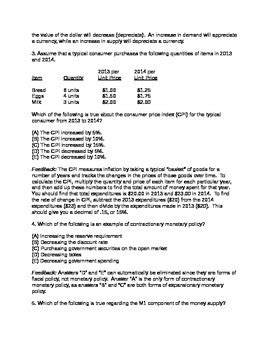 AP Macroeconomics Full Length Practice Exam By Rich Wiess TpT