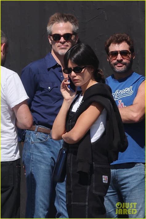 Chris Pine And Girlfriend Keana Sky Wenger Spotted Waiting In Line At The