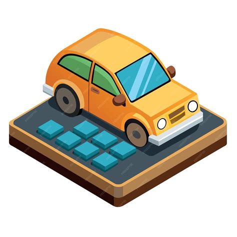 Car Leasing Rental Or Insurance And Maintenance Calculation Concept Cute Wooden Small Toy Car