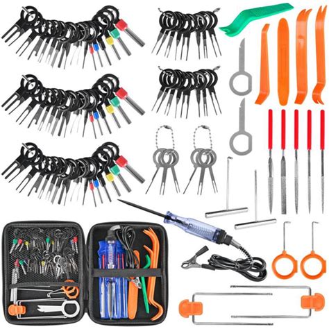 96 Pcs Terminal Removal Tool Kit Depinning Tool Electrical Connector Pin Removal Tool Kit Pin