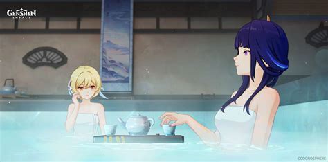 Lumine And Raiden Shogun Genshin Impact Danbooru