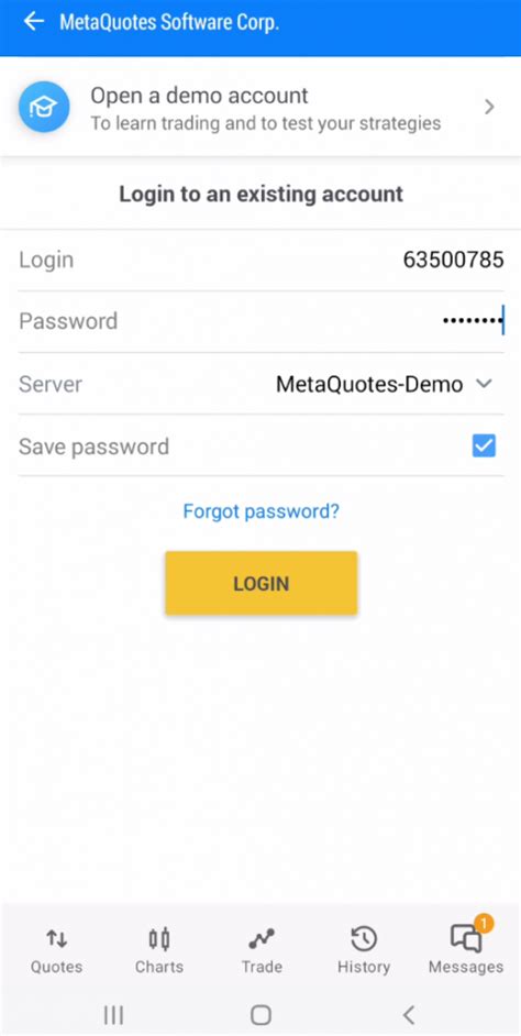 How To Login To Metatrader 45 Android Get Know Trading
