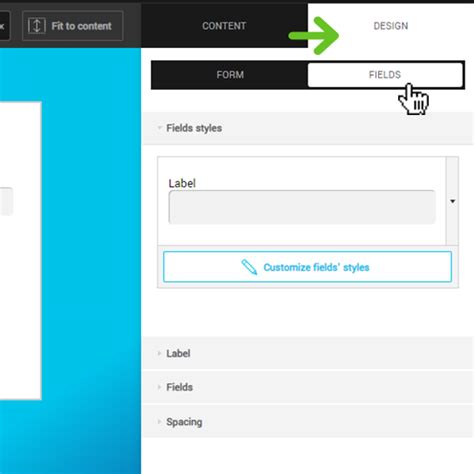 Customize A Form S Design Customize Fields Cyberimpact
