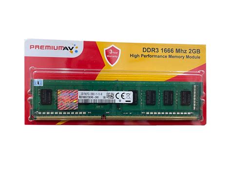 Buy Premiumav 2gb Ddr3 Desktop Ram 1666 Mhz With 3 Year