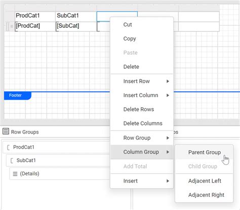 Create A Matrix Report Using Bold Reports Designer Bold Reports