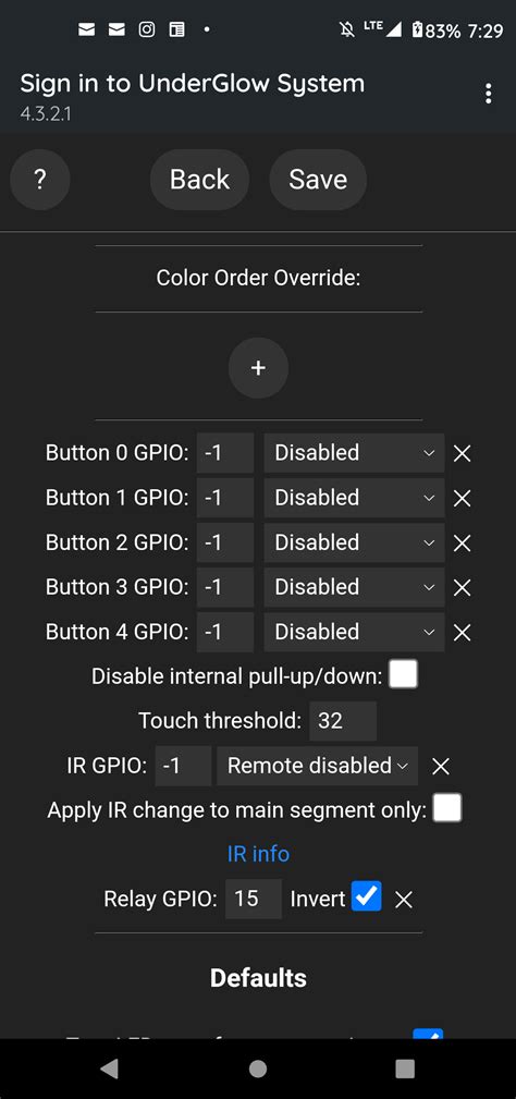 Question About Input Signals Rwled