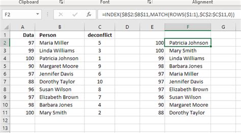 Excel How Can I Index Match Unique Values Stack Overflow