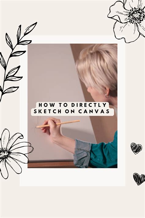 How To Directly Sketch On Canvas Ying Mclane