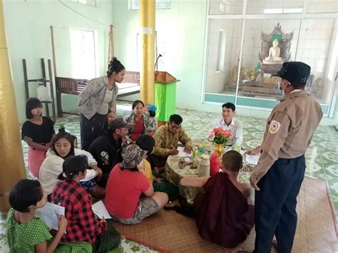 ငပု တောမြို့နယ် ဟင်းအိုး ချောင်း ကျေးရွာအုပ်စုတွင် ပန်းခင်းစီမံချက်ဖြင့် နိုင်ငံသားစိစစ်ရေးကတ်ပ