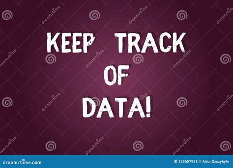 Handwriting Text Writing Keep Track Of Data Concept Meaning Be Aware
