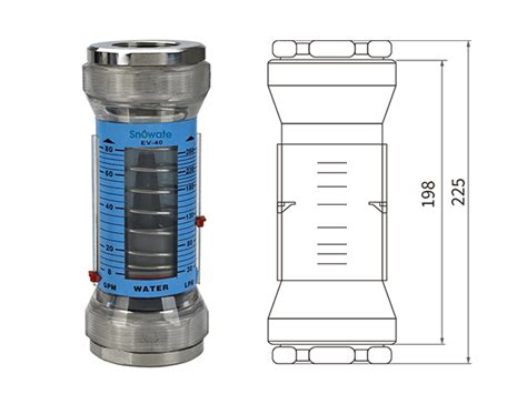 SF EV Series Plastic Tube Ariable Area Flow Meter