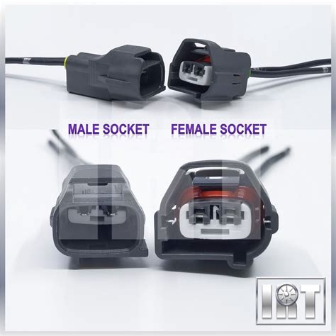 2 Pin Crankshaft Cam Sensor Socket Viva Vios Avanza Ncp42 Kun25 Hilux Wish Myvi Kelisa Kenari