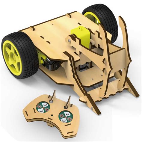 Brinquedo Educativo Kit Robótica Mdf Carrinho Stem Controle Sailor