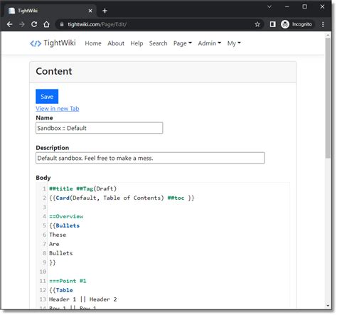 Github Ntdlstightwiki The Flexible And Customizable Wiki Platform Written In C Using Aspnet