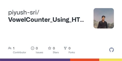 Github Piyush Srivowelcounterusinghtmlcssjs