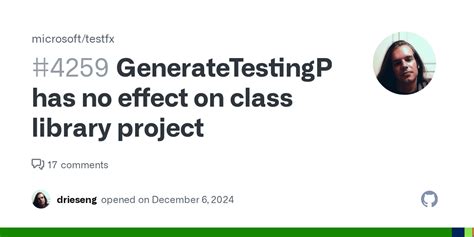 Generatetestingplatformentrypoint Has No Effect On Class Library Project · Issue 4259