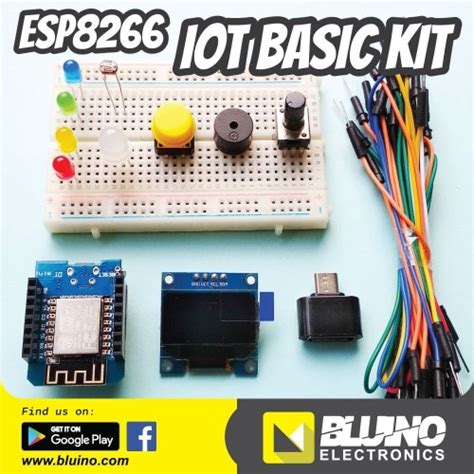Jual IoT Basic Kit ESP8266 Kab Bekasi Bluino Tokopedia