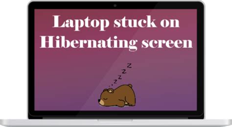 Laptop Stuck On Hibernating Screen