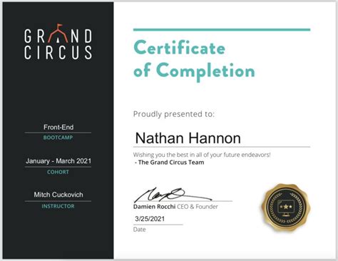 Nathan Hannon Csm On Linkedin Frontenddeveloper Bootcamps