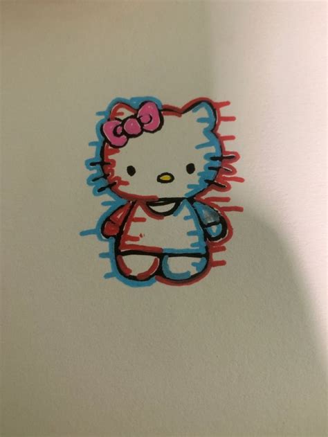 Hello Kitty Glitch Kitty Drawing Hello Kitty Drawing Hello Kitty