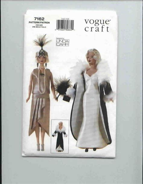 Одежда для кукол Выкройка 138 Шаблоны для барби Образцы кукольных платьев Одежда для барби