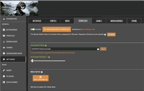 Modding Skyrim Special Edition With Vortex Moddingwiki