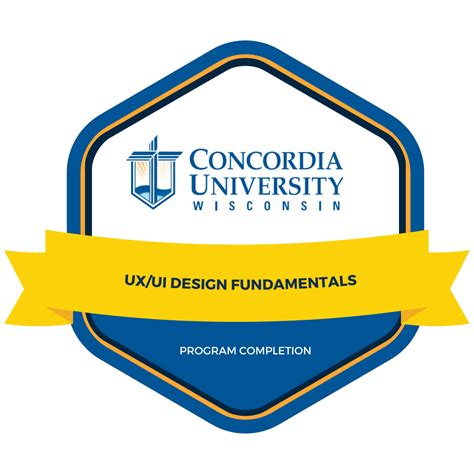 UX UI Design Fundamentals Concordia Credly
