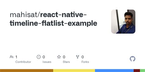 github mahisat react native timeline flatlist example