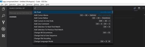 Git Icon Not Spinning When Pushing From Command Palette · Issue