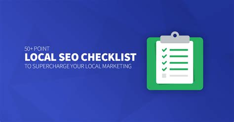 Point Local SEO Checklist Best Practices Free Template Loganix
