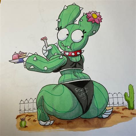 Rule 34 Ass Ass Focus Cactus Cactus Girl Cake Slice Choker Eating