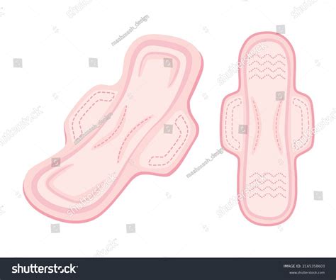 Womens Sanitary Pads Feminine Hygiene Products Stock Vector Royalty Free 2165358603 Shutterstock