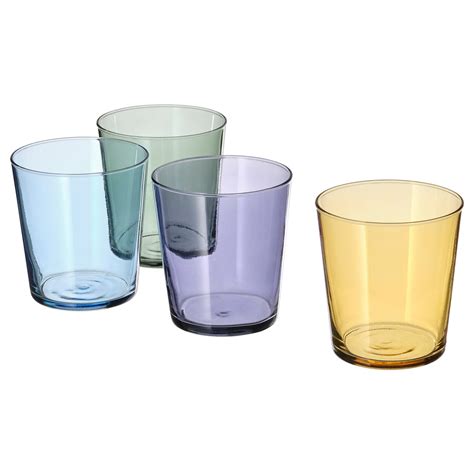 PappersbjÖrk Glass Mixed Colors 10 Oz Ikea