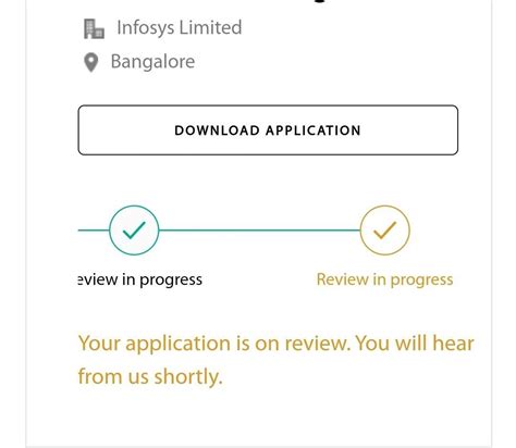 Any One Please Suggest What It Means Interview Status Infosys Infosys Reviewinprogress
