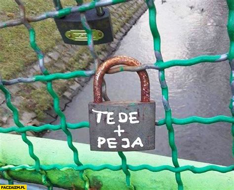 Tede Peja Na Kłódce Miłość Paczaizm Pl
