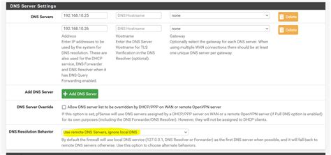 Dns Resolution Behavior Use Remote Dns Servers Ignore Local Dns But Still Uses The Local Dns