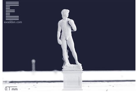 3d프린터로 출력한 ‘1mm 다비드상 테크레시피