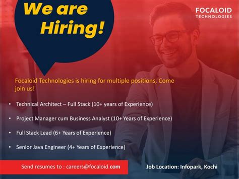 Ajish Prabhakaran On Linkedin Infoparkjobs Infoparkkochi Infopark Kochi Kochijobs