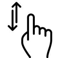 Vertical Swipe Icon Free Png Svg Noun Project