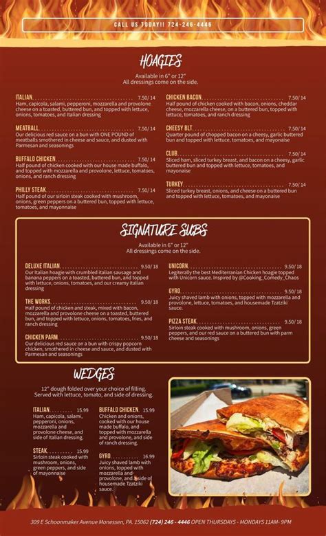 Flame City Pizza Updated September 2025 309 Schoonmaker Ave Monessen Pennsylvania Pizza