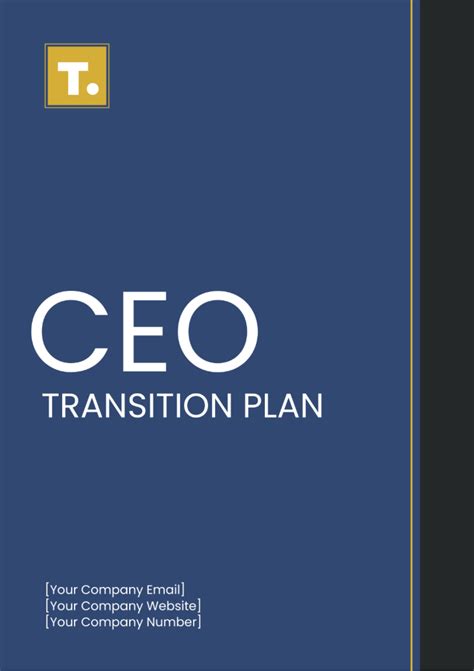 Transition Plan Template Transition Plan Template 7350 Slides